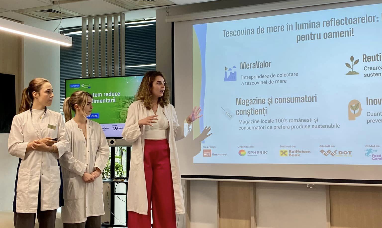 Climathon Cluj 2024: valorificarea tescovinei de mere prin produse cu ...