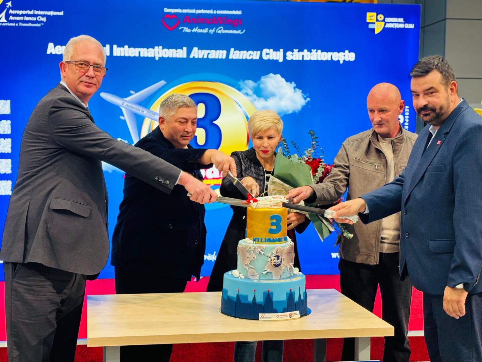 Aeroportul Internațional „Avram Iancu” Cluj a depășit trei milioane de pasageri pentru al ...